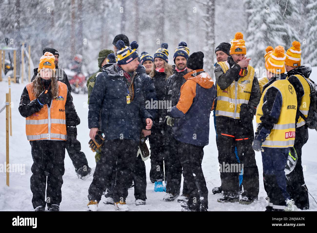 Sweden's Prince Carl Philip and Hans Lindberg, Chairman of the ...