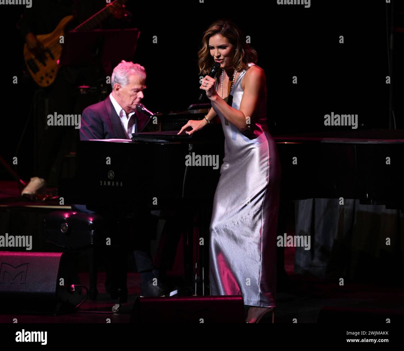Fort Lauderdale FL, USA. 15th Feb, 2024. David Foster and Katharine ...