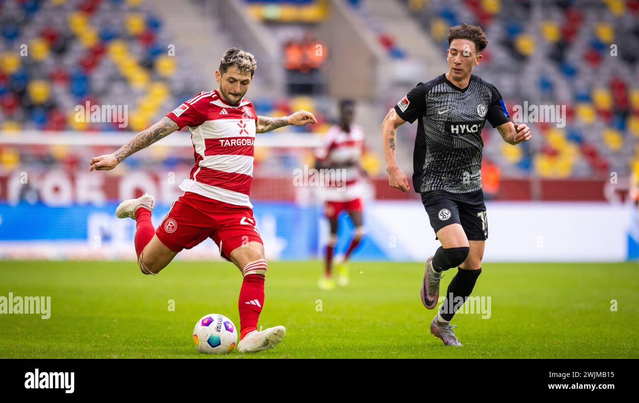 Duesseldorf, Germany. 10th Feb 2024. Matthias Zimmermann (F95) Fortuna ...