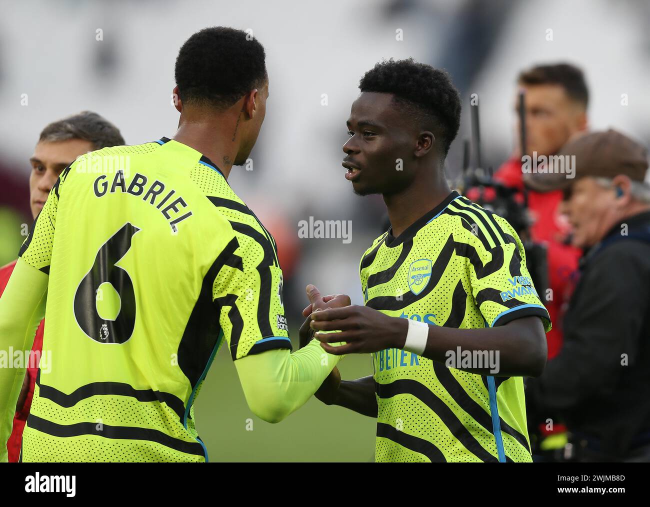 Bukayo saka arsenal 2023 celebrate hi-res stock photography and images ...