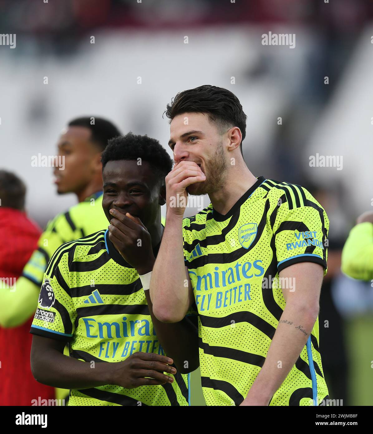 Bukayo saka arsenal celebrate hi-res stock photography and images - Alamy