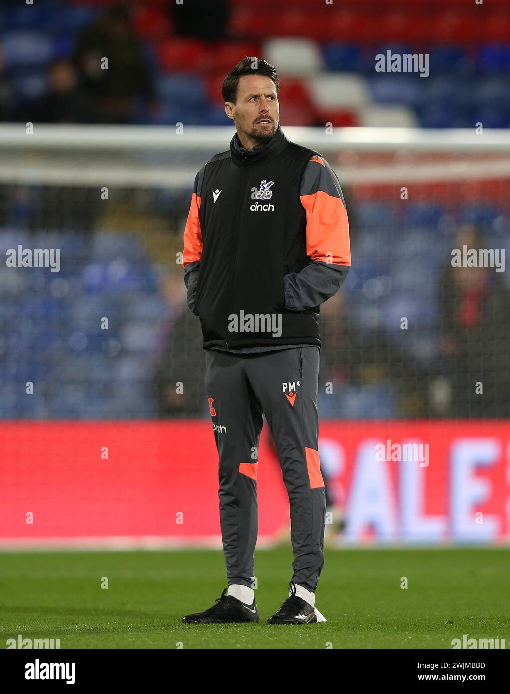 Crystal Palace Coach Paddy McCarthy. - Crystal Palace v Chelsea ...