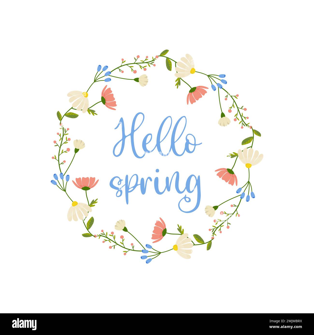 Hello summer clip art hi-res stock photography and images - Alamy