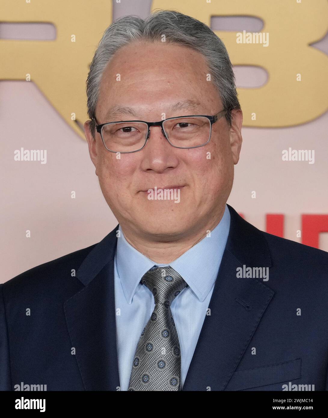 Los Angeles, USA. 15th Feb, 2024. Albert Kim arrives at the Netflix's ...