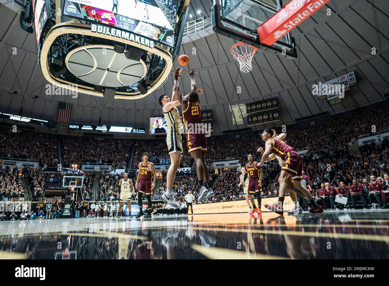 West Lafayette, Indiana, USA. 15th Feb, 2024. Purdue Boilermakers ...