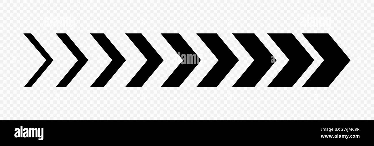 Black arrows on a transparent background indicate the direction of ...