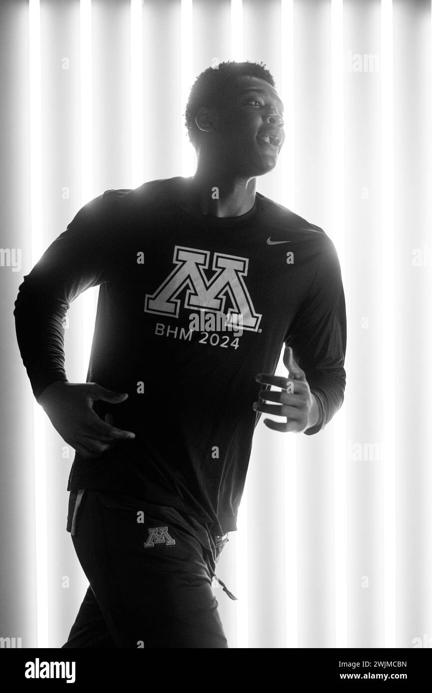 West Lafayette, Indiana, USA. 15th Feb, 2024. Minnesota Golden Gophers ...