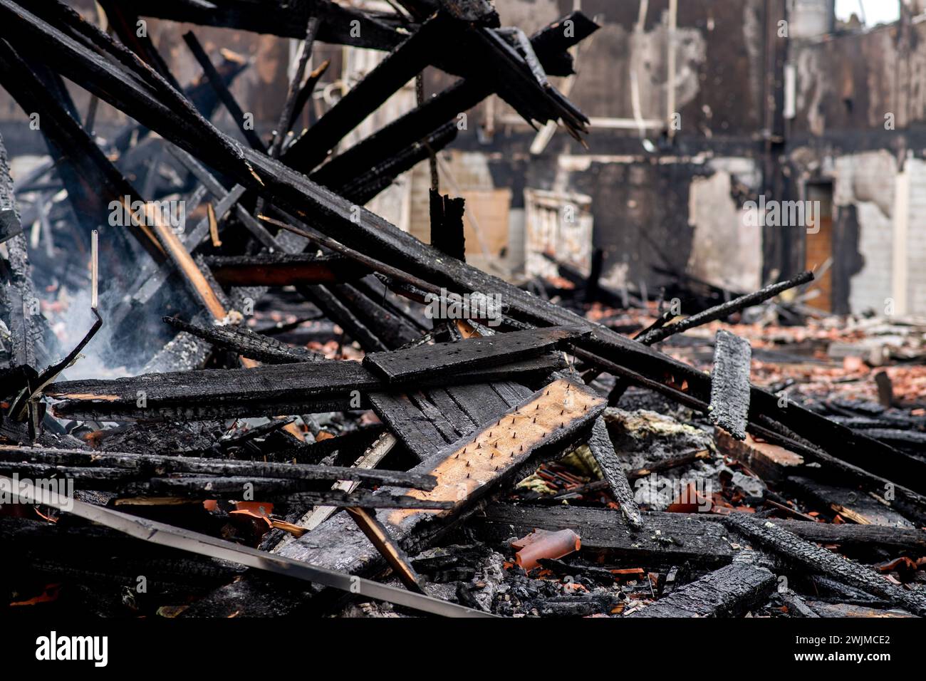 Combustible building materials hi-res stock photography and images - Alamy