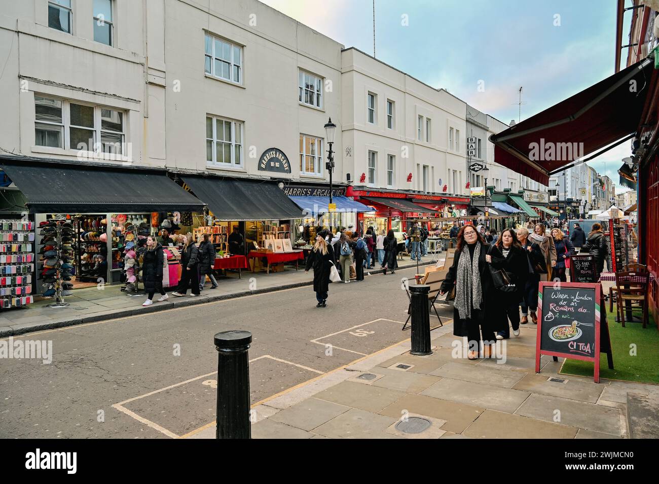 Portobello Road Market, London Stock Photo - Alamy