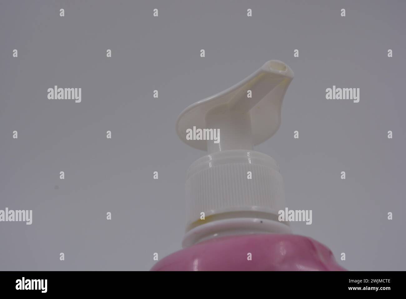 Hygiene products, home cosmetics, care products, liquid hand soap with ...