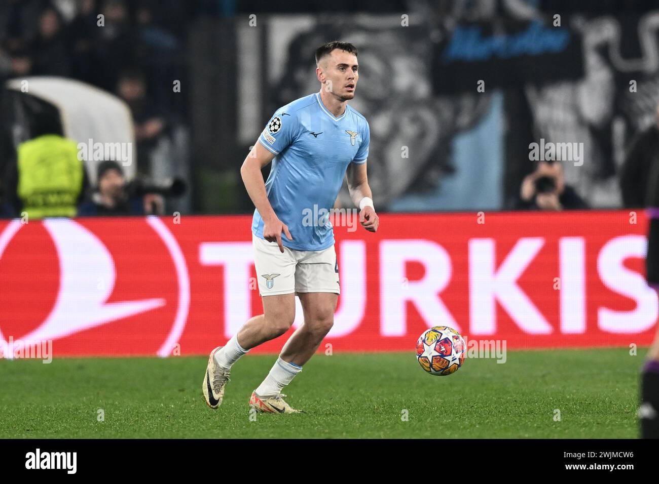 Roma, Italy. February 14, 2024 Patric Patricio Gabarron Gil (Lazio ...