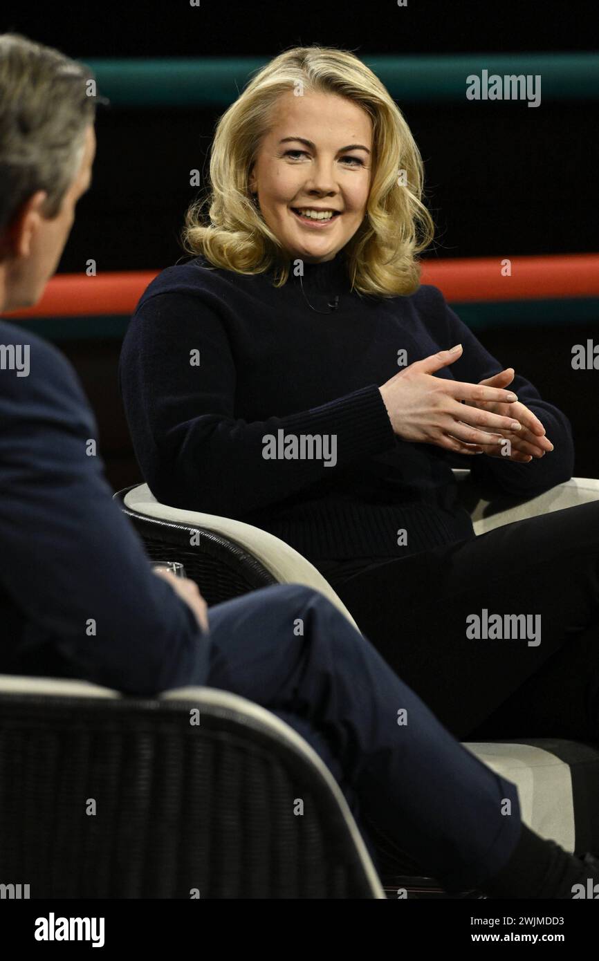 Markus Lanz mit Linda Teuteberg 02/24 her Markus Lanz und Linda ...