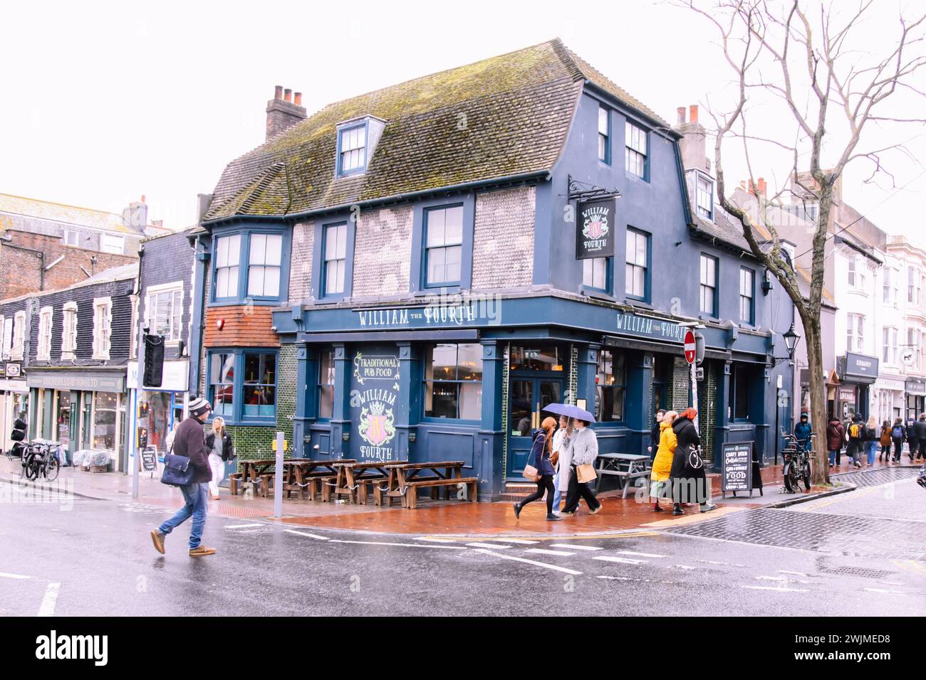 William the Fourth public house, Brighton, England, UK, Feb 2024 Stock ...
