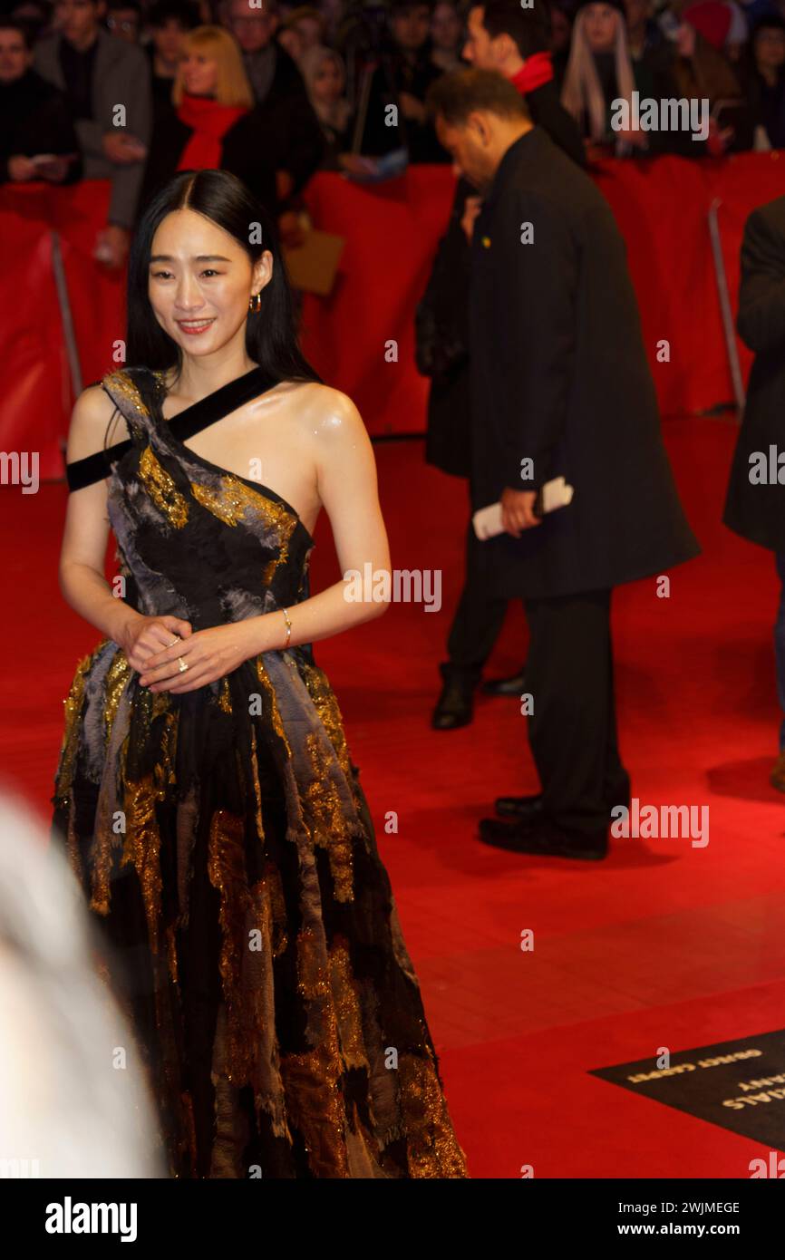 Berlin, Germany. 15th Feb, 2024. Red carpet before opening gala ...