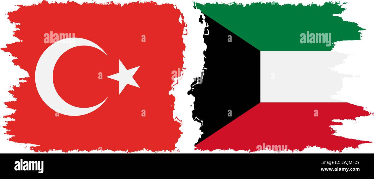 Kuwait turkey flag hi-res stock photography and images - Alamy