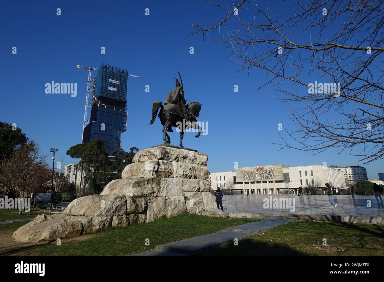 Albanian hero skanderbeg hi-res stock photography and images - Alamy
