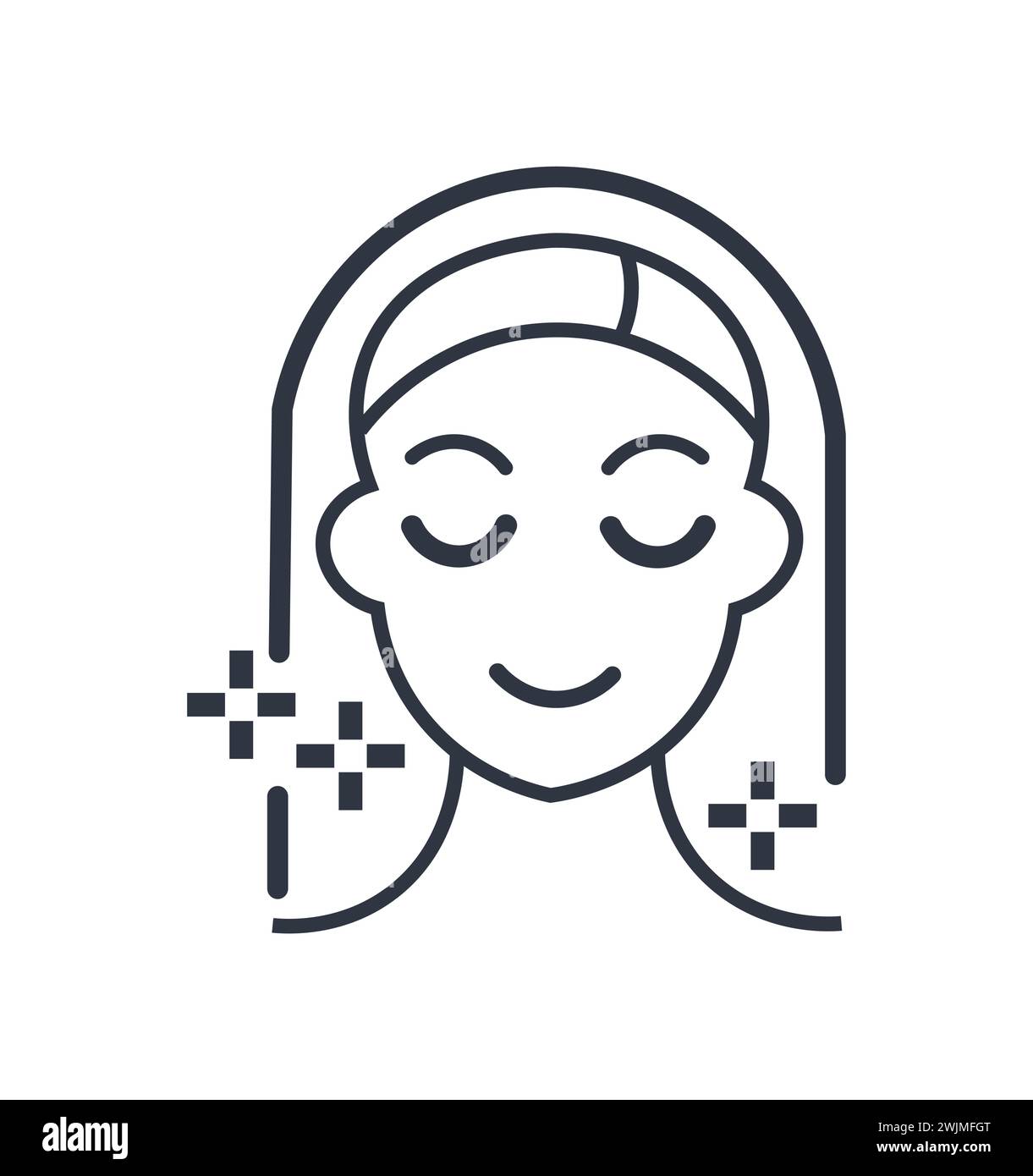 Skin Care Symbol Stock Vector Image & Art - Alamy