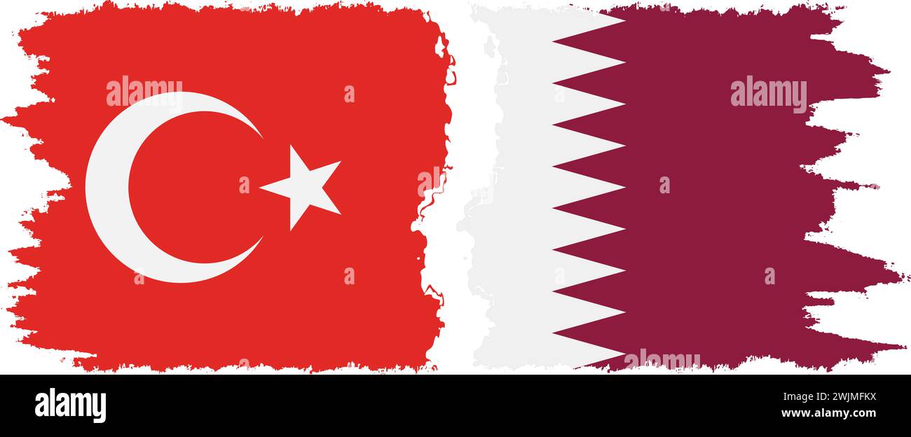 Turkey qatar flag hi-res stock photography and images - Alamy