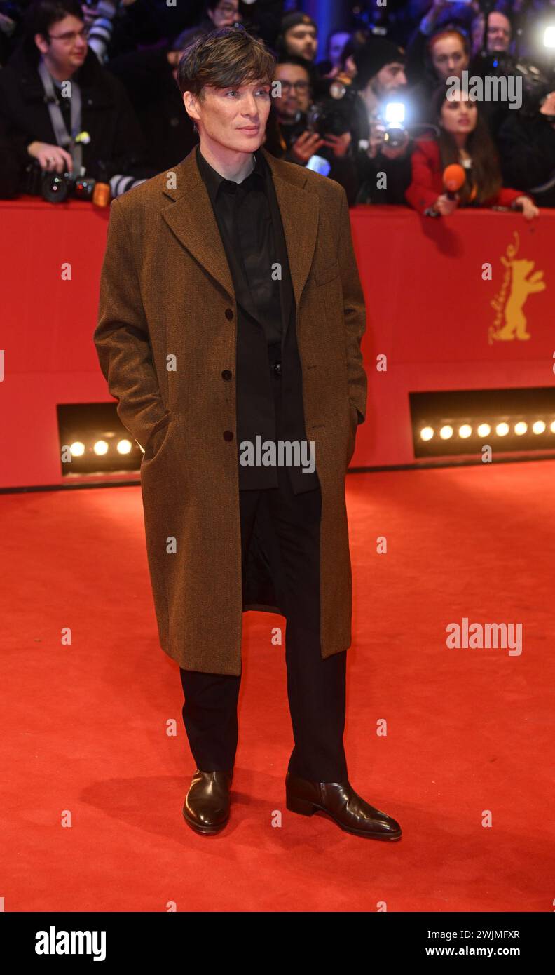 Berlin, Germany. 15th Feb, 2024. Irish actor Cillian Murphy attends the 74th Berlin Film ...