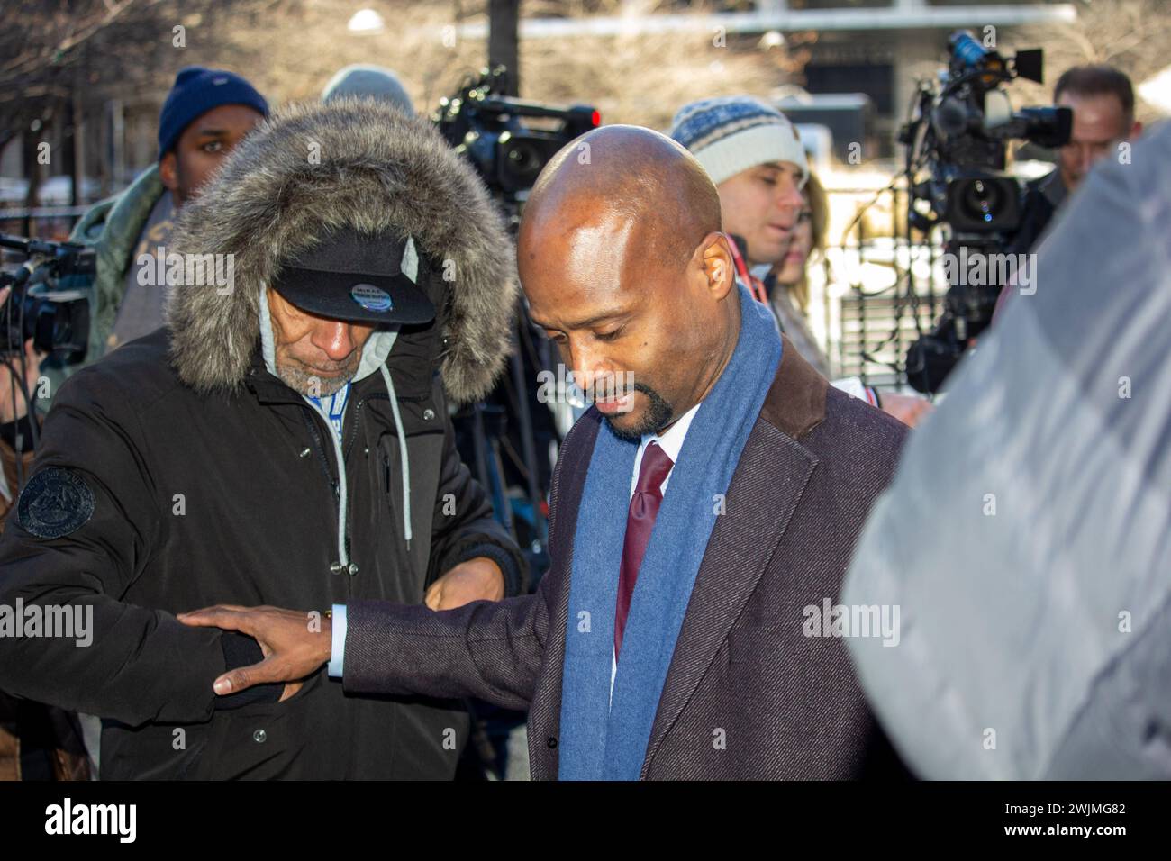 New York, New York, USA. 17th Jan, 2024. The death of Jordan Neely. His ...