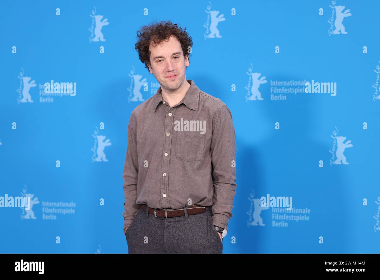 Berlin, Germany. 16th Feb, 2024. Aaron Schimberg, director, comes to ...