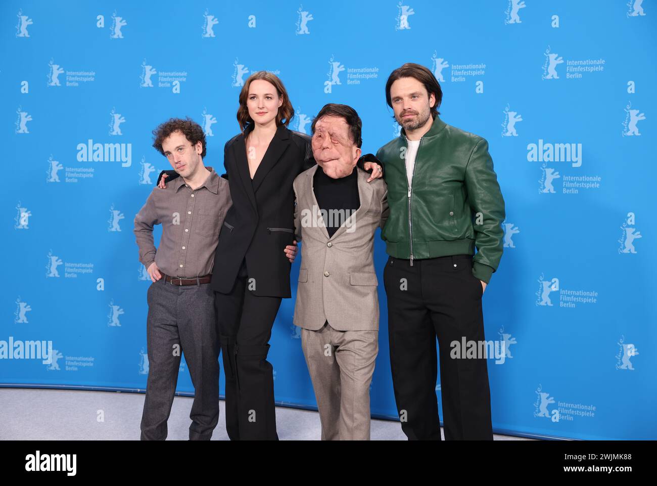 Berlin, Germany. 16th Feb, 2024. Aaron Schimberg (l-r), director ...