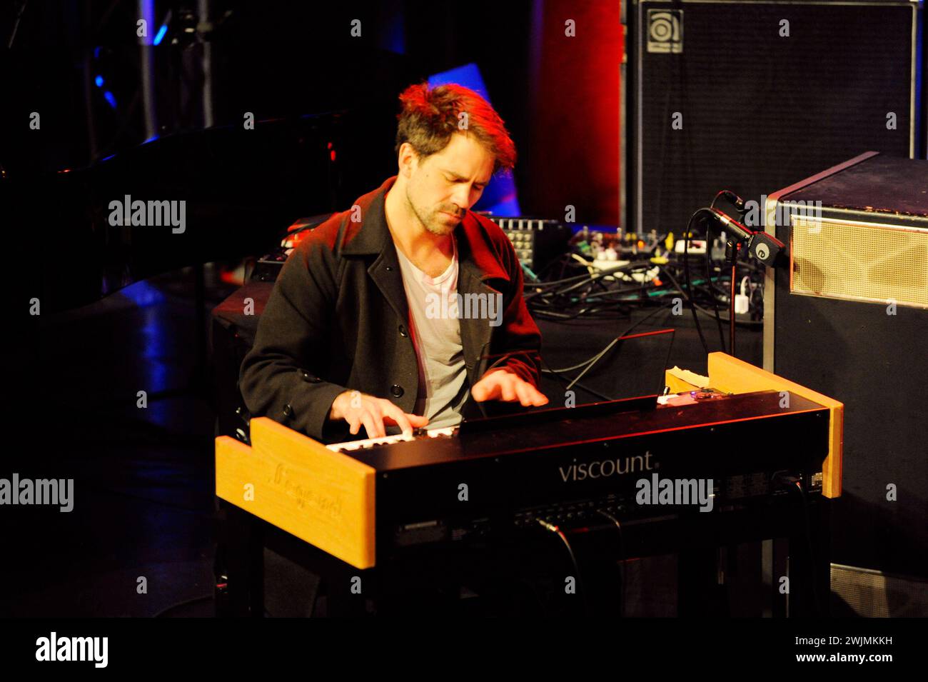 Der englische Jazz-Keyboarder Kit Downes beim 28. JOE-Festival in der ...