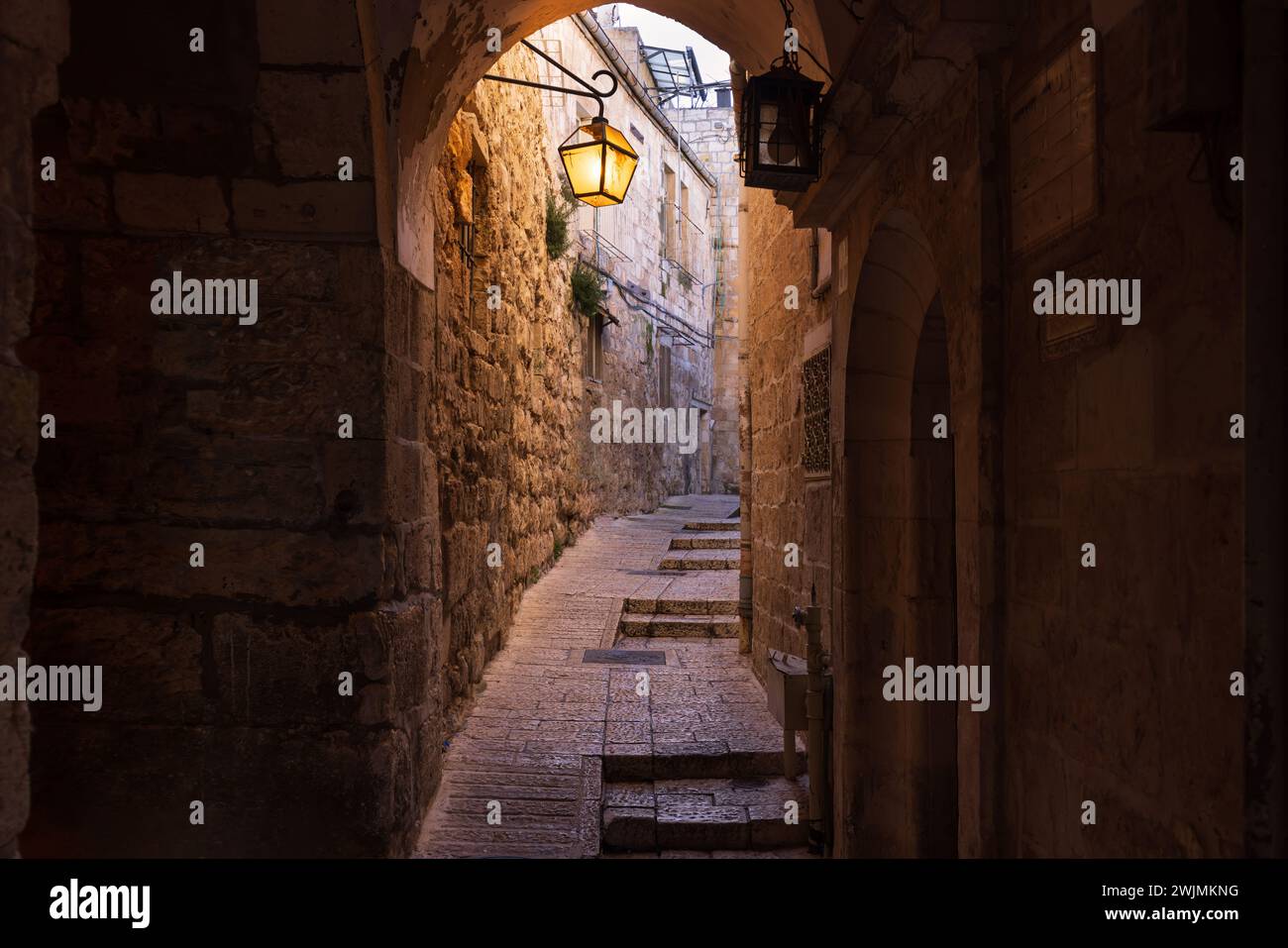Israel, Jerusalem Old City Jewish quarter Stock Photo - Alamy