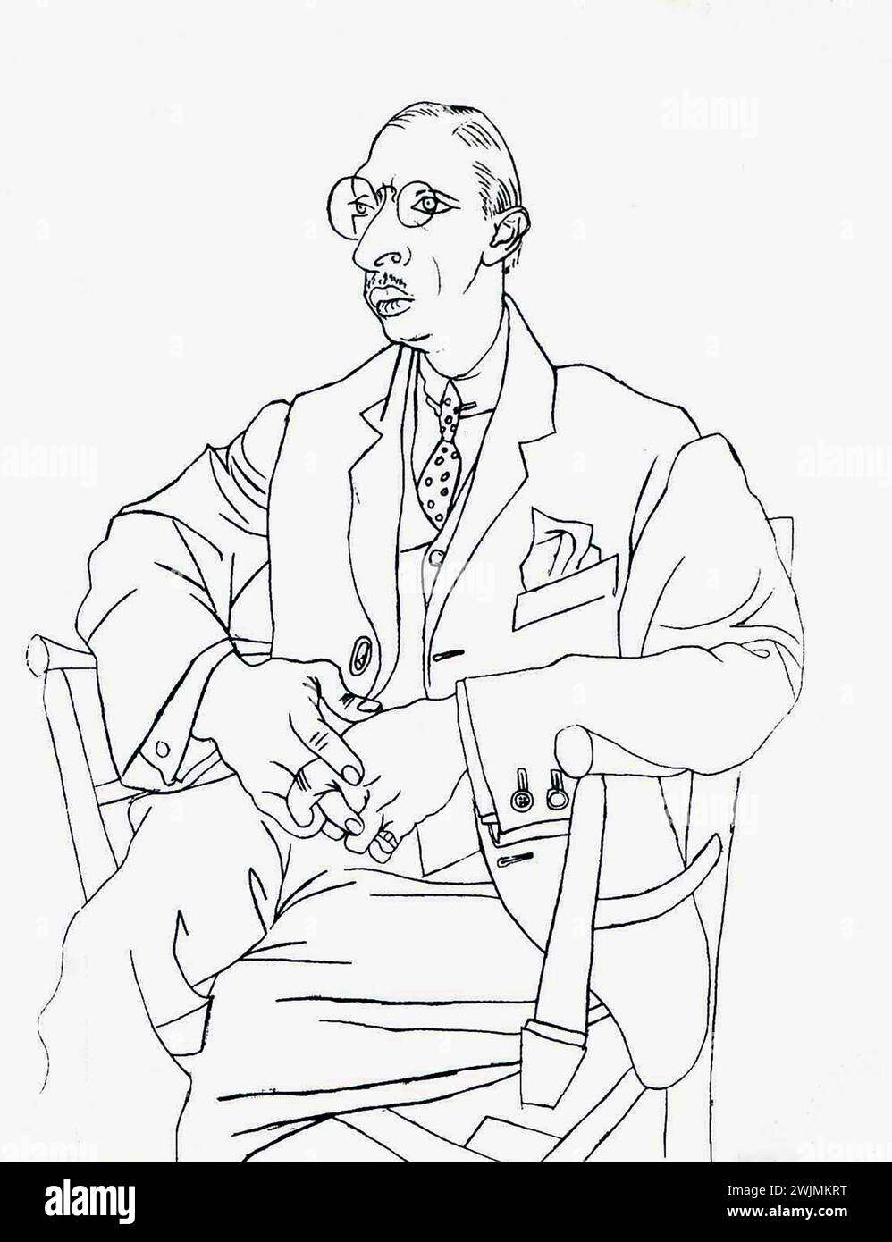 Stravinsky picasso hi-res stock photography and images - Alamy
