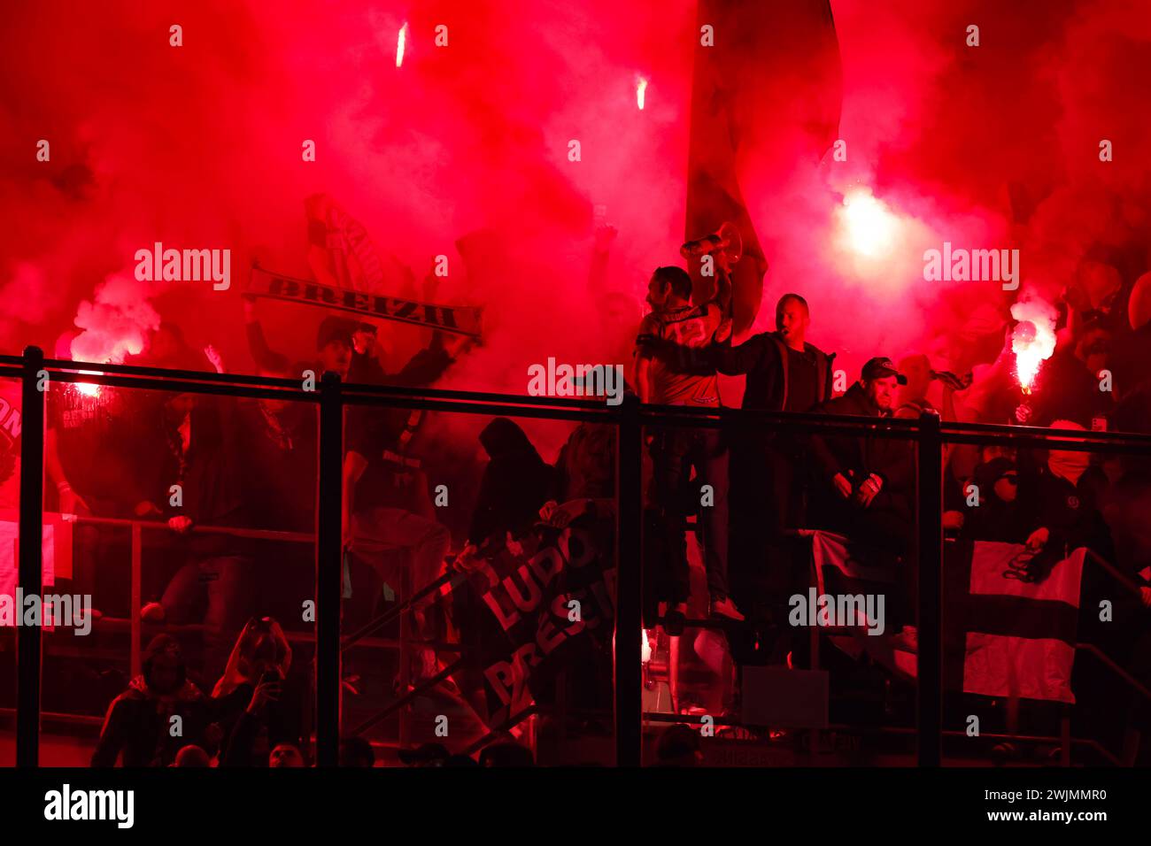 Football ultras italy flares hi-res stock photography and images - Alamy