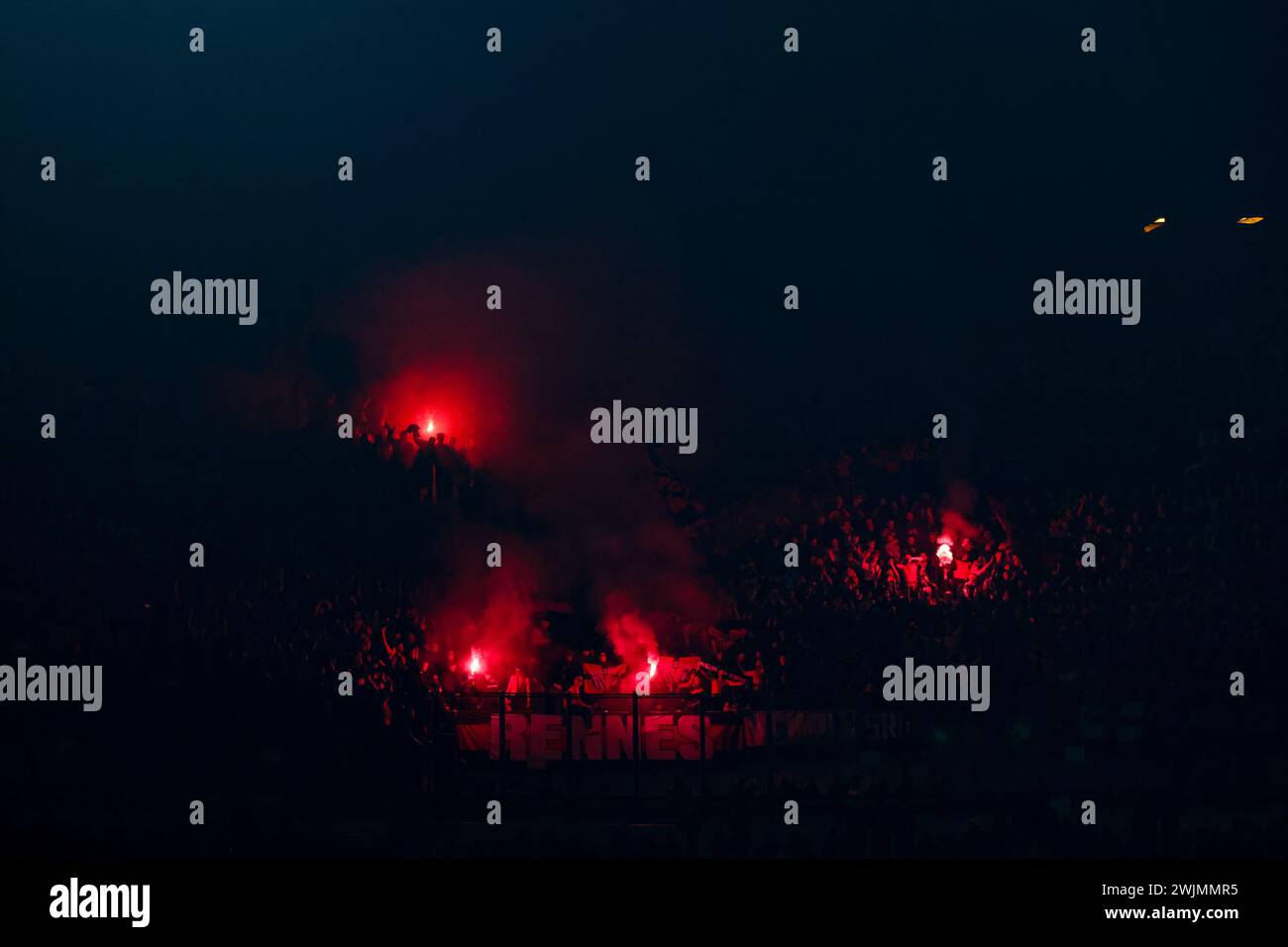 Football ultras italy flares hi-res stock photography and images - Alamy