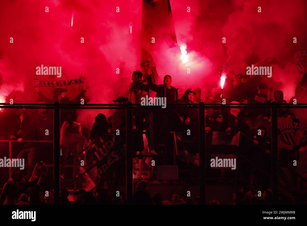 Football ultras italy flares hi-res stock photography and images - Alamy