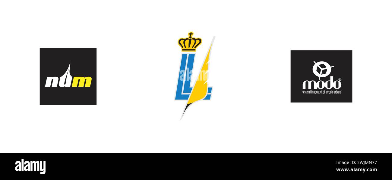 Num logo design hi-res stock photography and images - Alamy