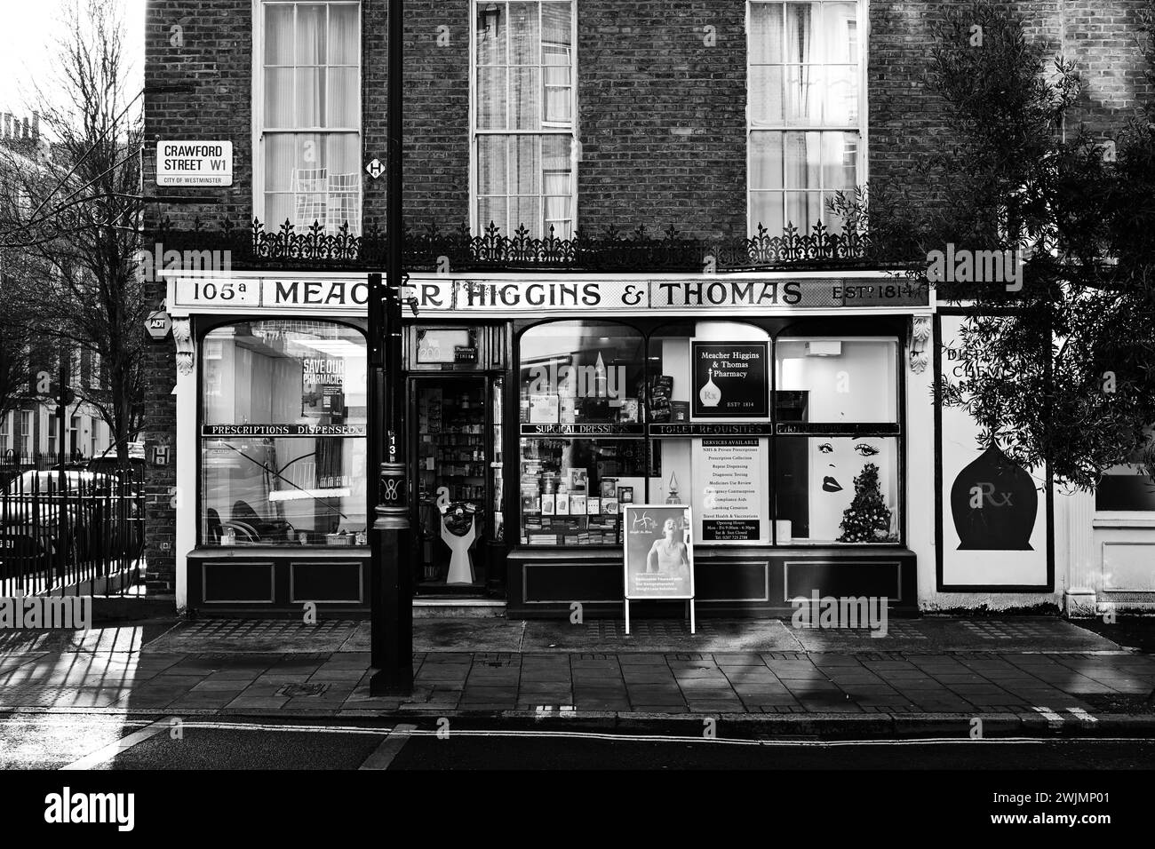 Chemist shop Black and White Stock Photos & Images - Alamy