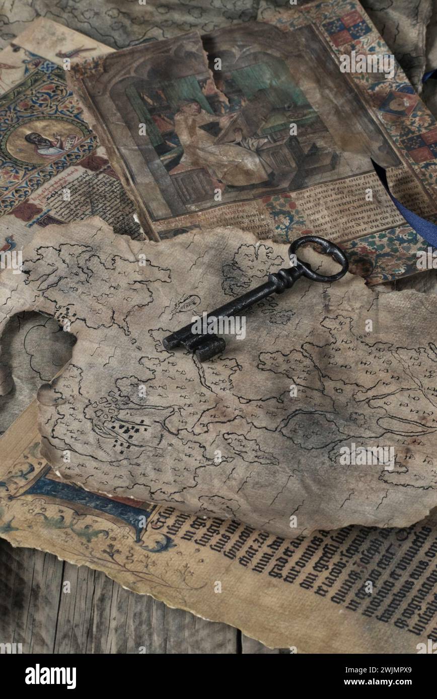 Hand drawn maps hi-res stock photography and images - Alamy