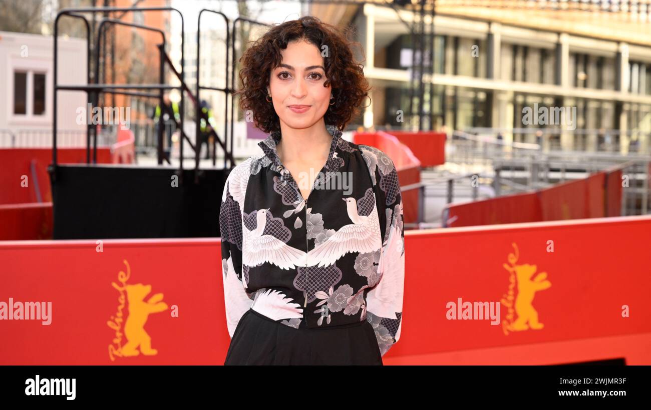 Berlin, Germany. 16th Feb, 2024. Sabrina Amali, actress, attends the ...