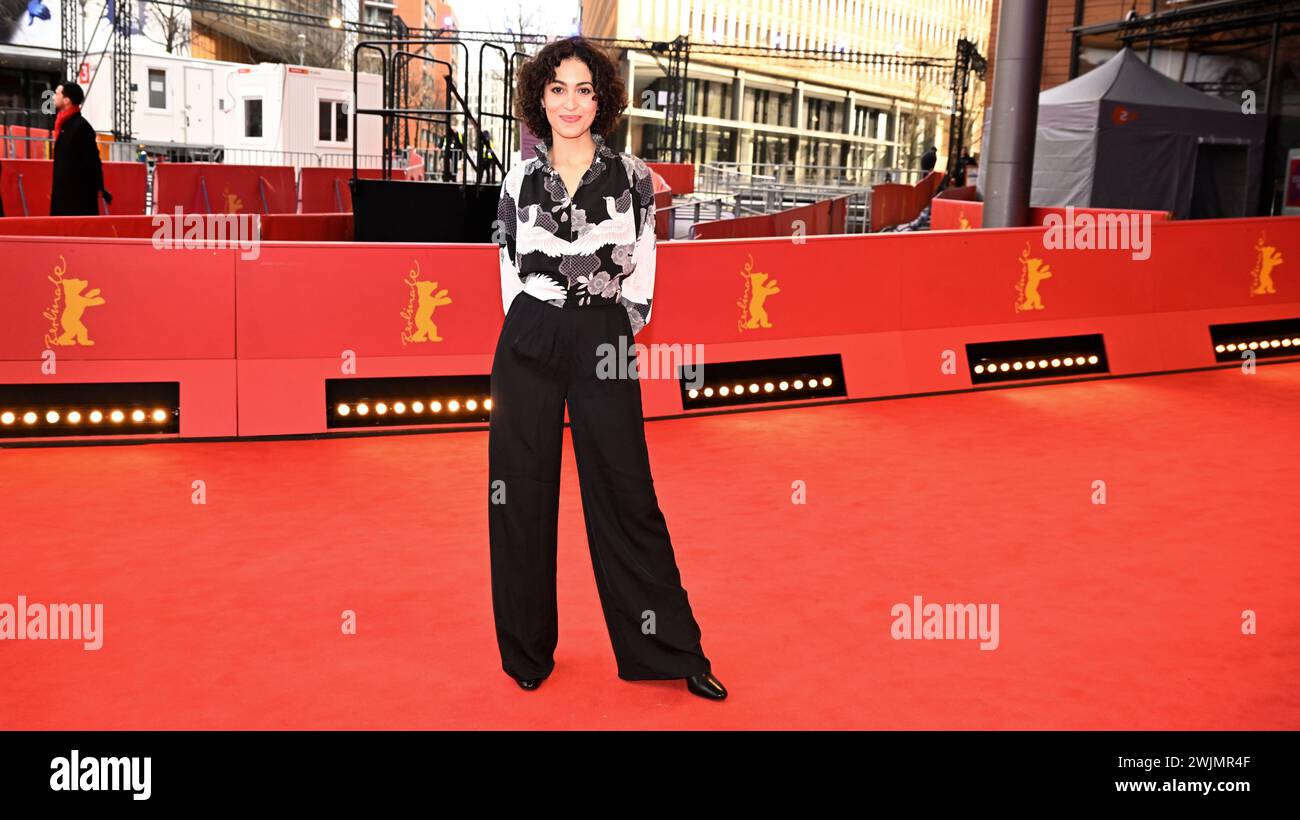 Berlin, Germany. 16th Feb, 2024. Sabrina Amali, actress, attends the ...