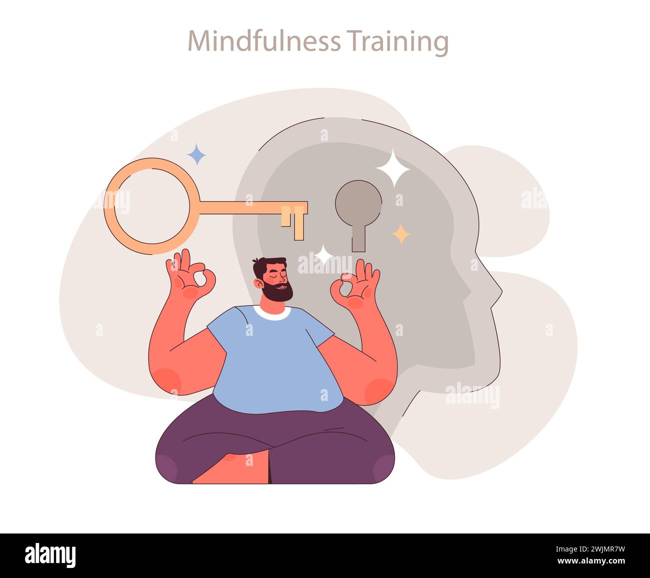 Peaceful presence Cut Out Stock Images & Pictures - Alamy