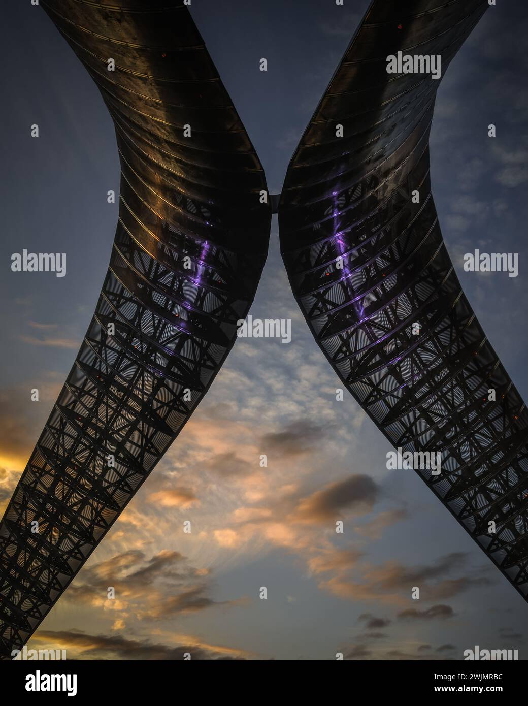 The city of Coventry late evening light Stock Photo - Alamy