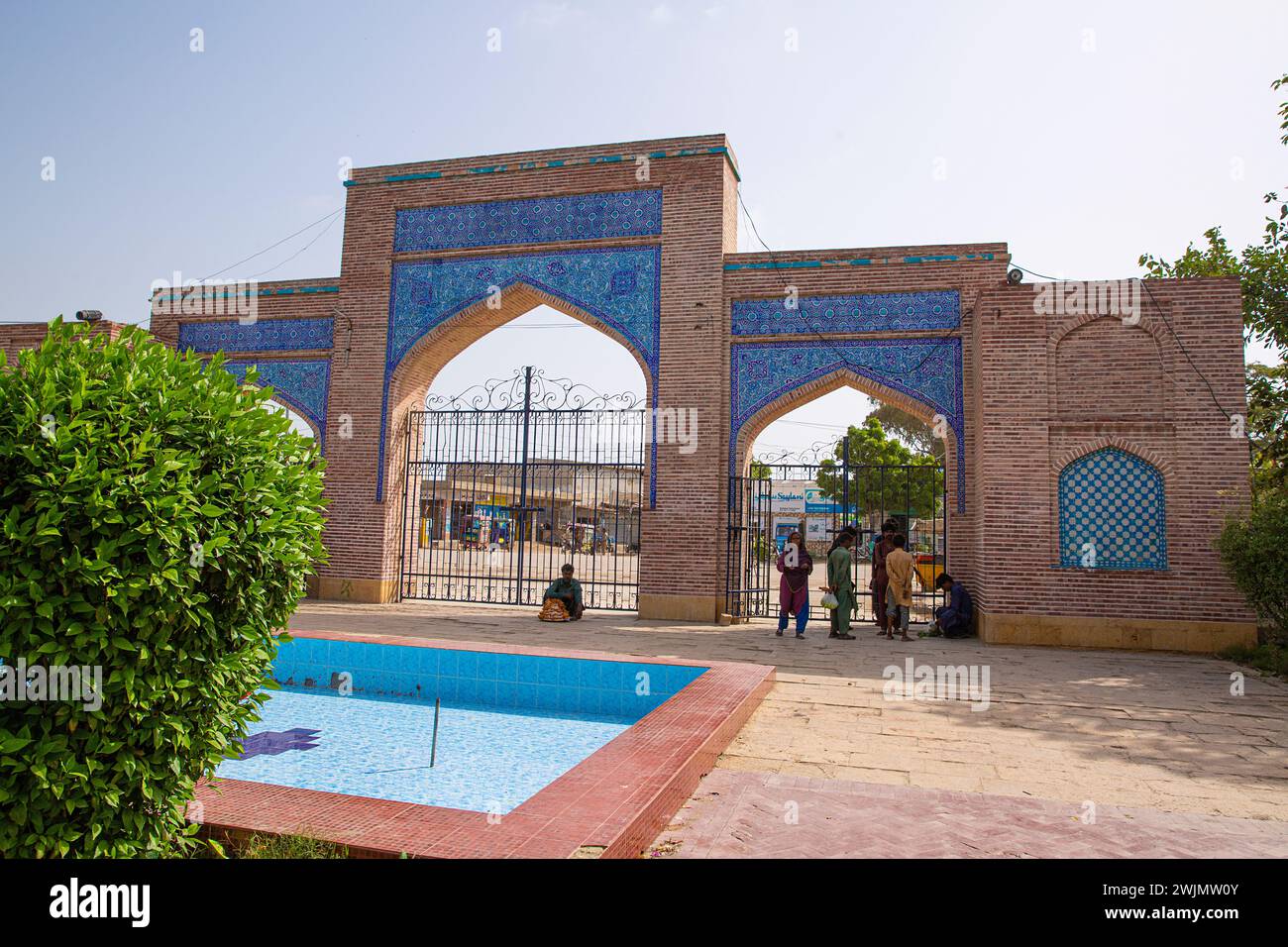 24 of September, 2023, Thatta, Pakistan. Local people near Shah Jahan ...