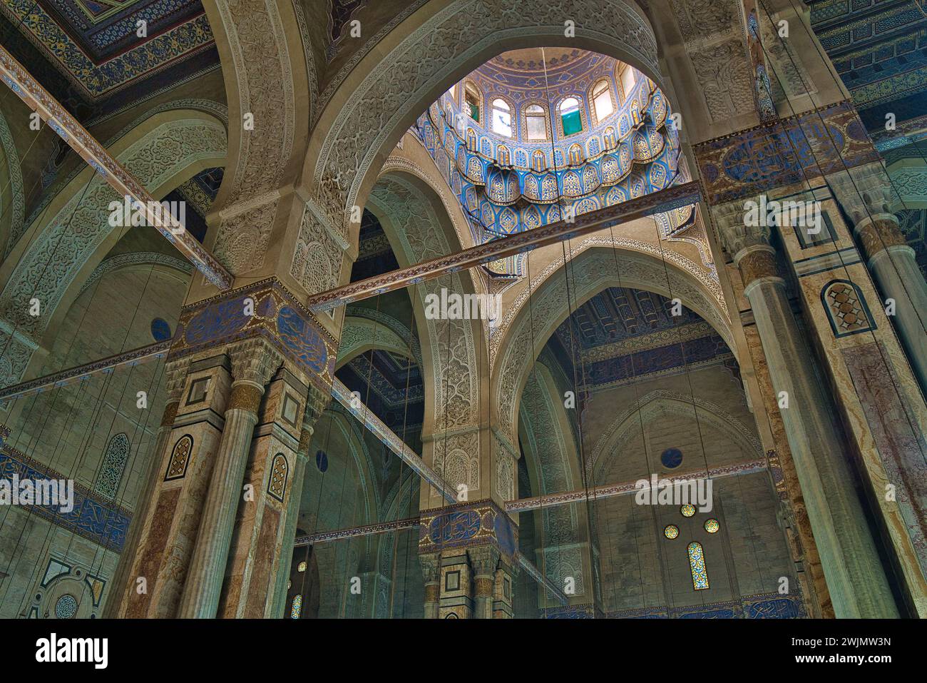 Interior of the al rifai mosque hi-res stock photography and images - Alamy