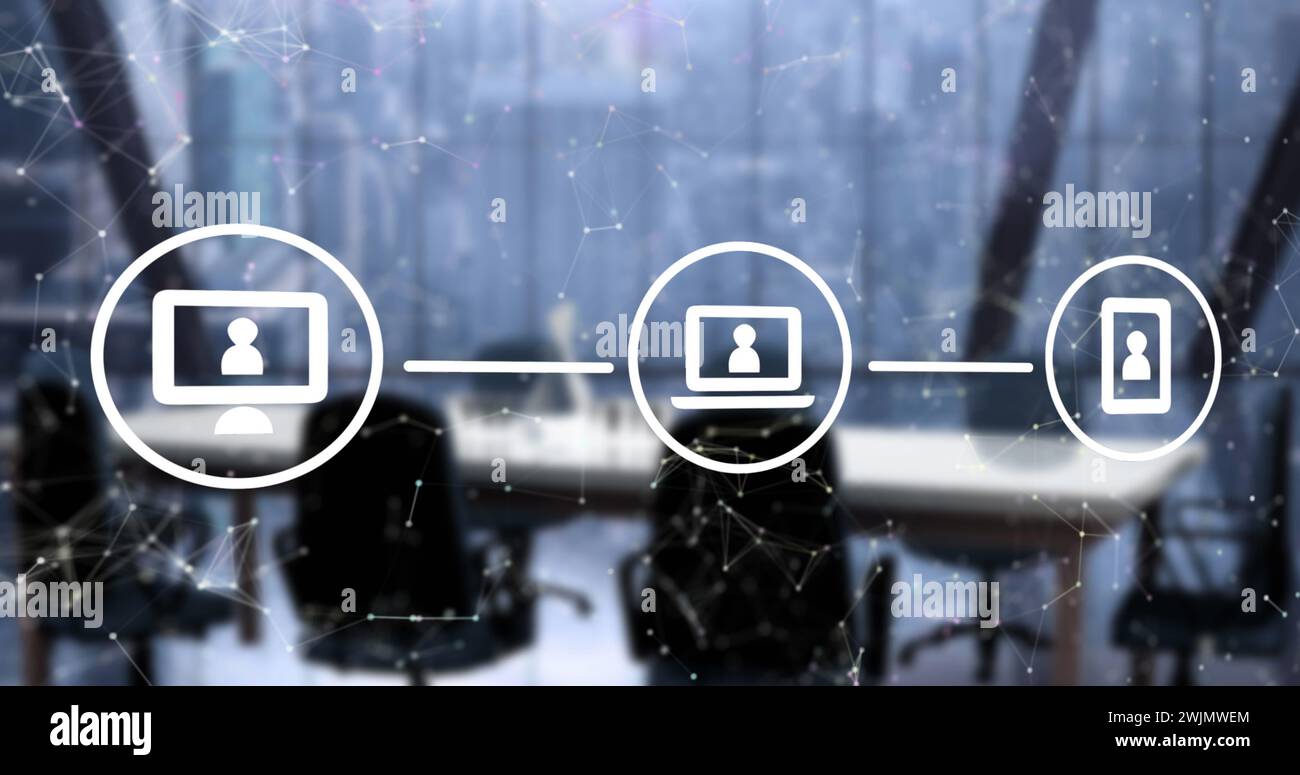 Digital interface data icons hi-res stock photography and images - Alamy