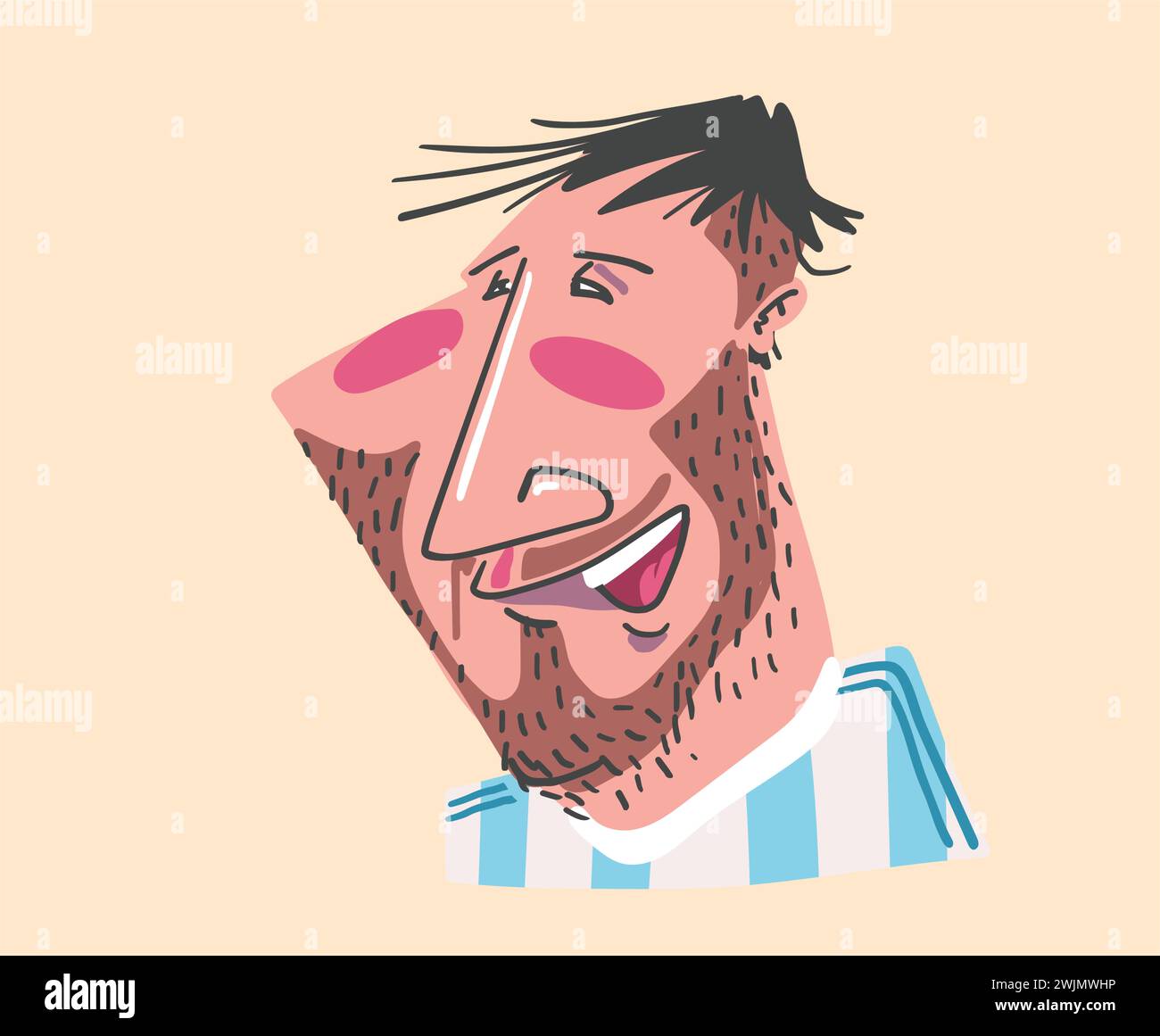 Lionel messi Stock Vector Images - Alamy