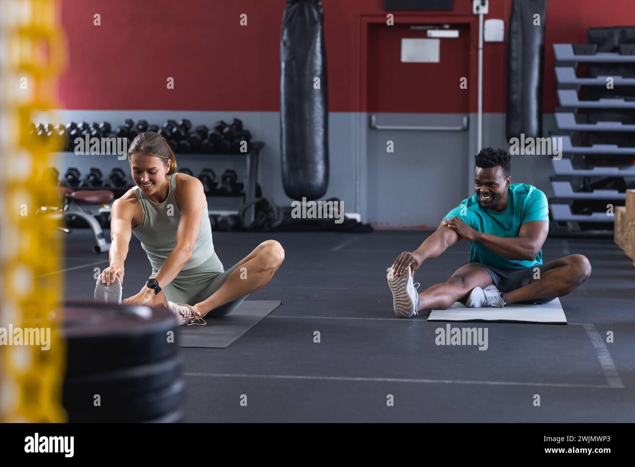 Diverse gym hi-res stock photography and images - Alamy