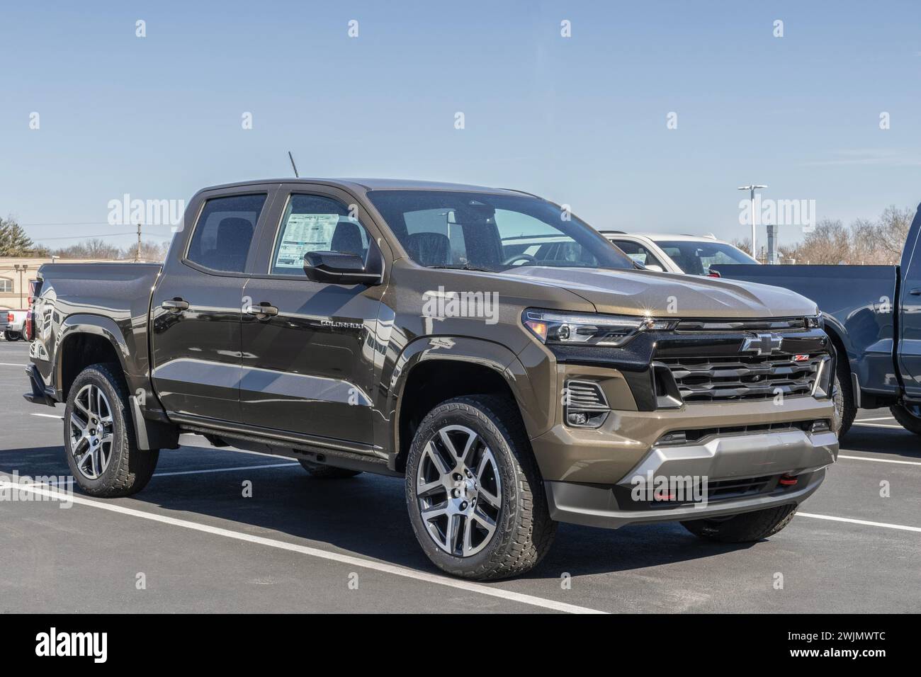 Indianapolis - February 11, 2024: Chevrolet Colorado Z71 Crew Cab ...