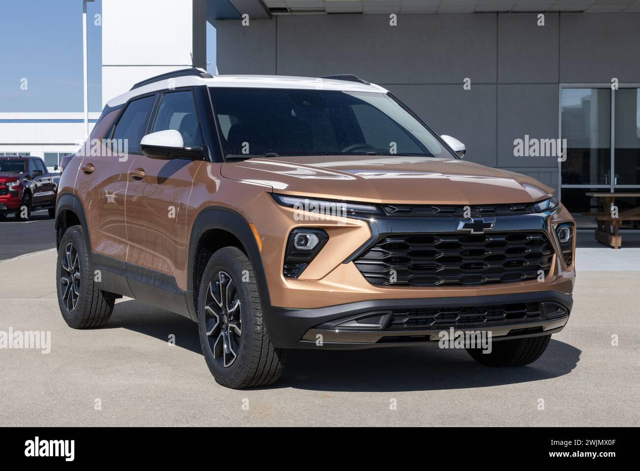 Indianapolis - February 11, 2024: Chevrolet Trailblazer Activ display ...
