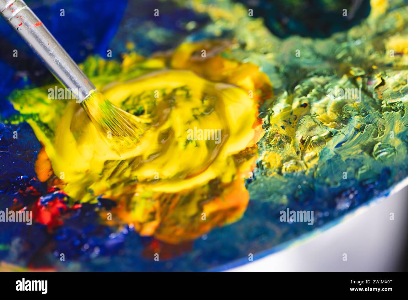 Palette knife strokes hi-res stock photography and images - Alamy
