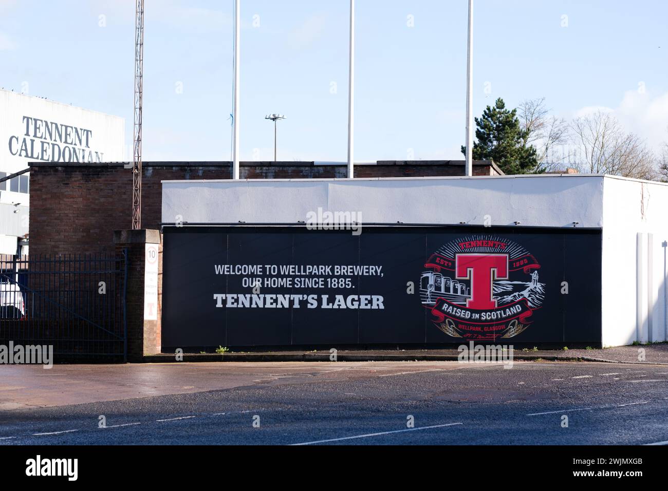 Glasgow Scotland: 12th Feb 2024: Tennent's Brewery Wellpark Tennent ...