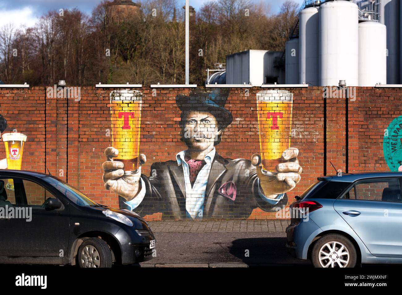 Glasgow Scotland: 12th Feb 2024: Tennent's Brewery Wellpark Tennent ...