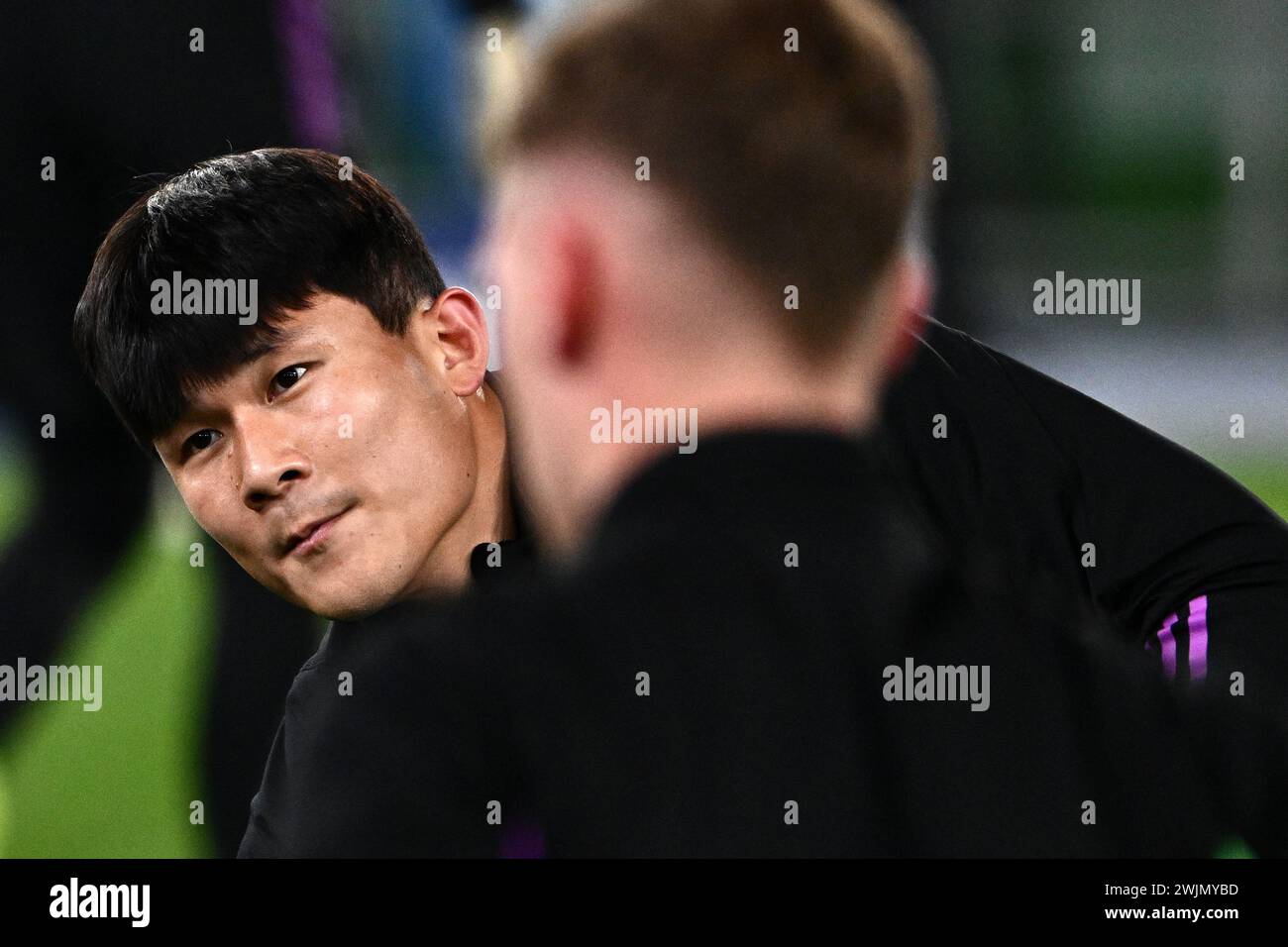 Kim Min-Jae of FC Bayern Munchen looks on during the Uefa Champions ...